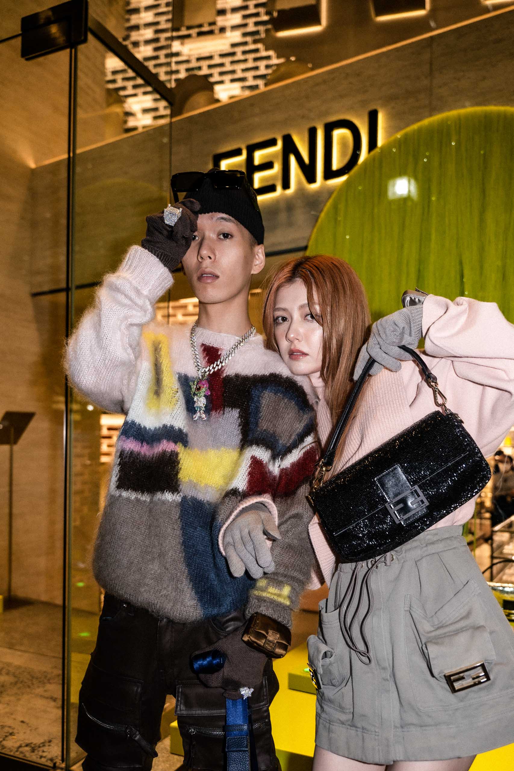 JP THE WAVY & NIINA が着る FENDI | FreshSnaps | Droptokyo